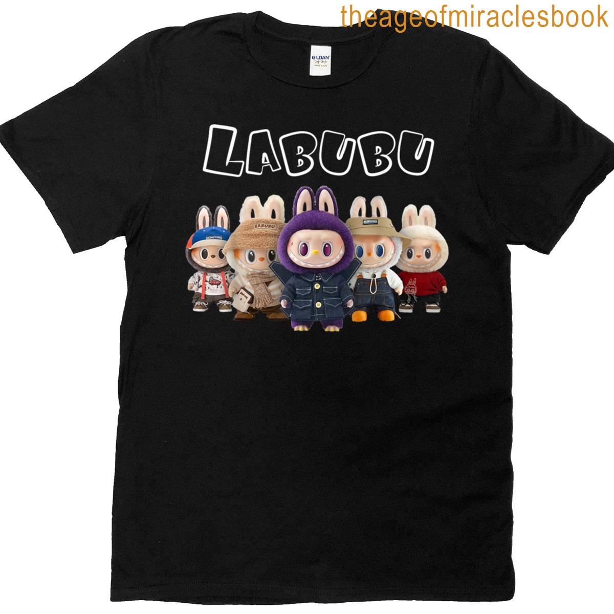 Cute Labubu The Monsters Funny Labubu Lover Men Women Kids T-shirt