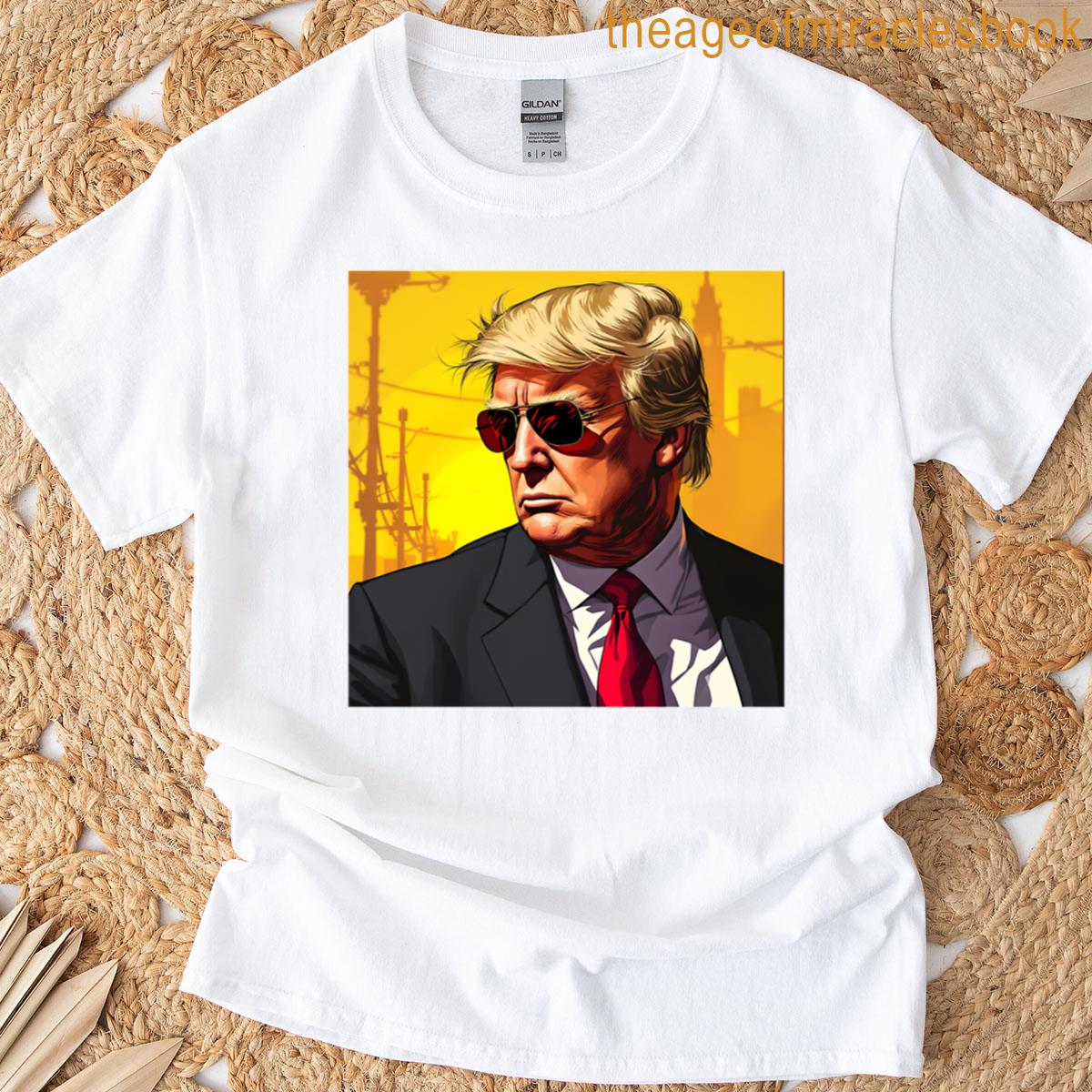 Donald Trump Video Game Portrait T-shirt