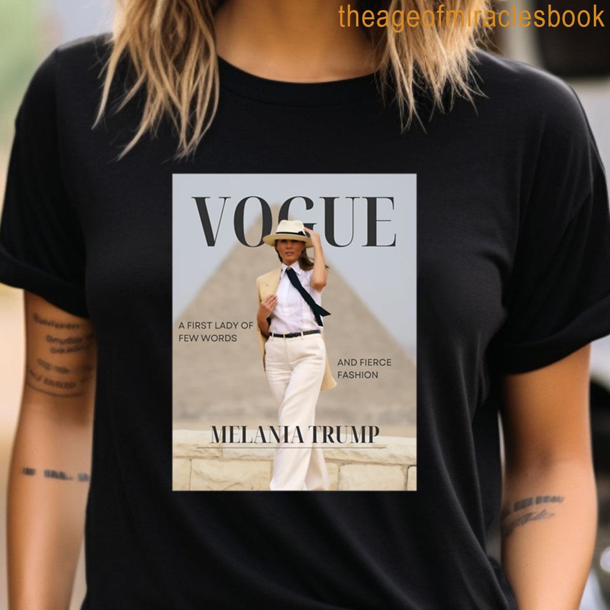 First Lady Melania Trump Egypt Magazine Cover T-shirt
