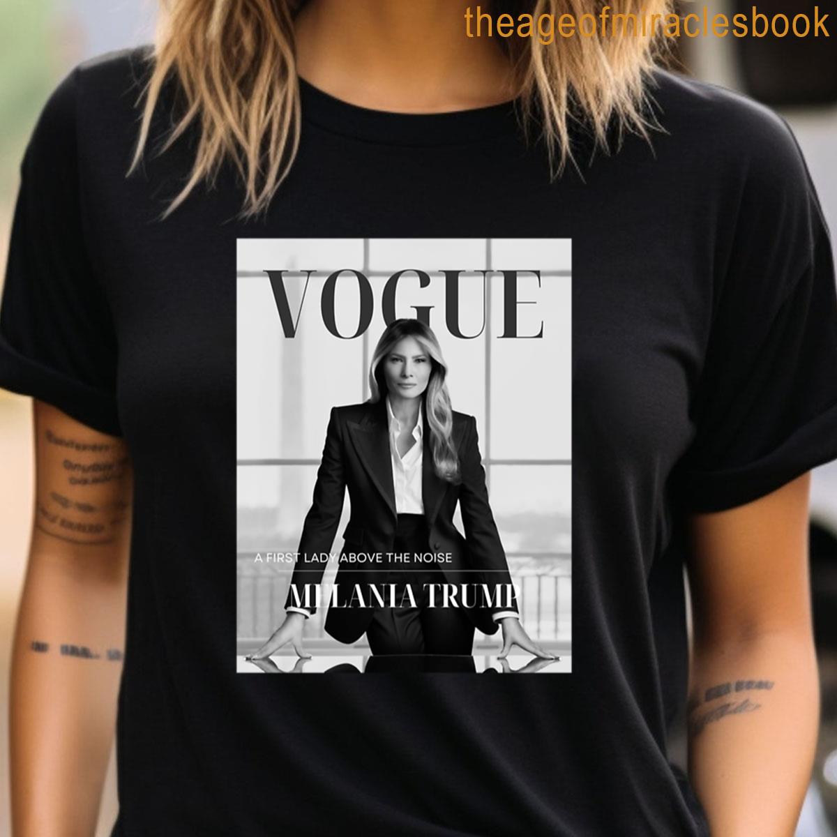 First Lady Melania Trump Magazine Cover T-shirt