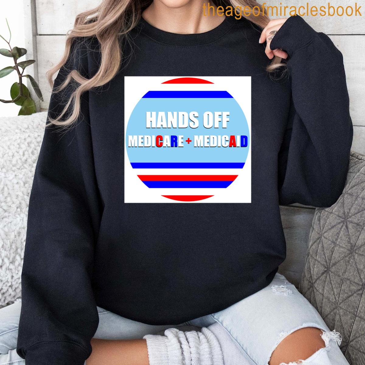 Hands Off Medicare Medicaid Oversized T-shirt