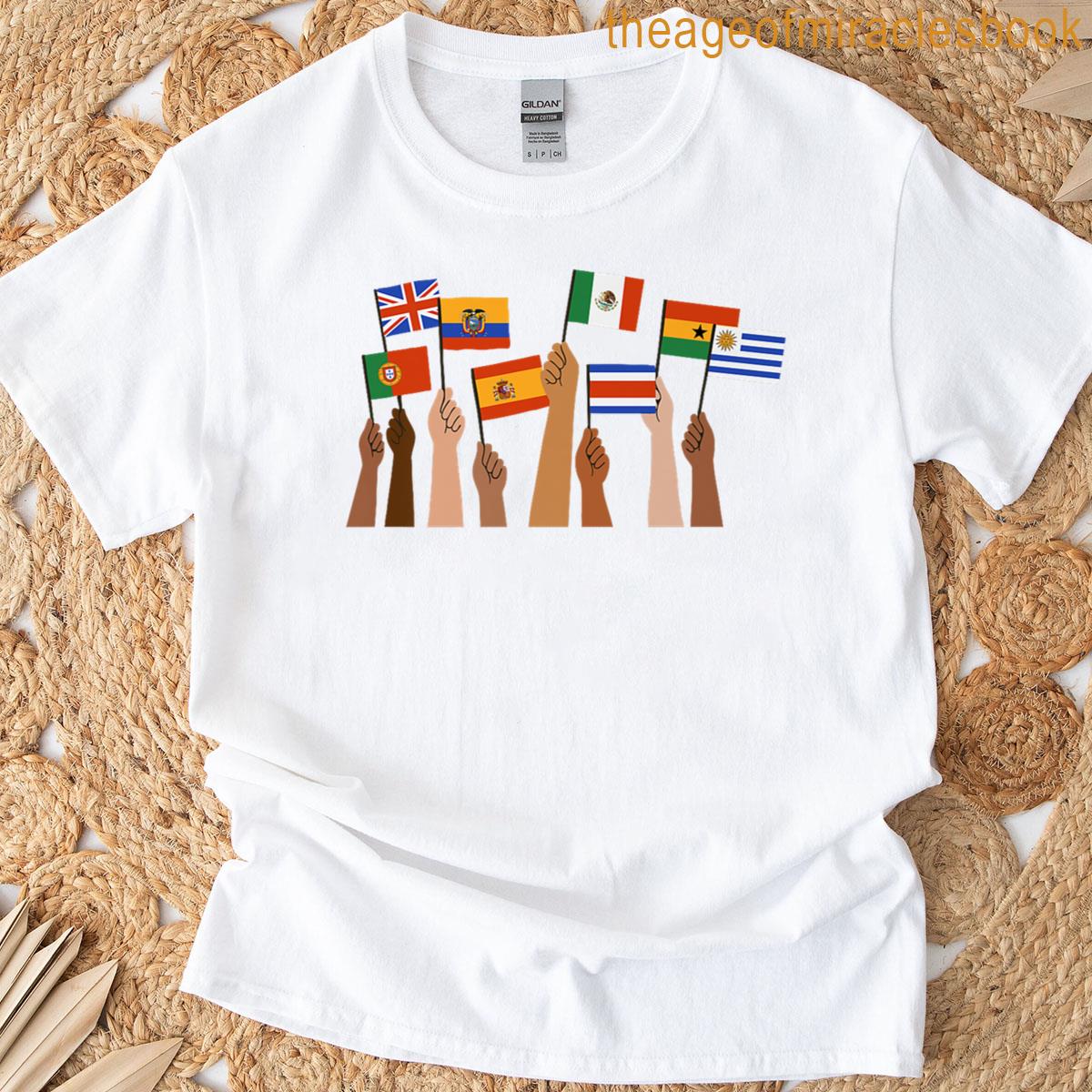 Hands With Flags Premium T-shirt