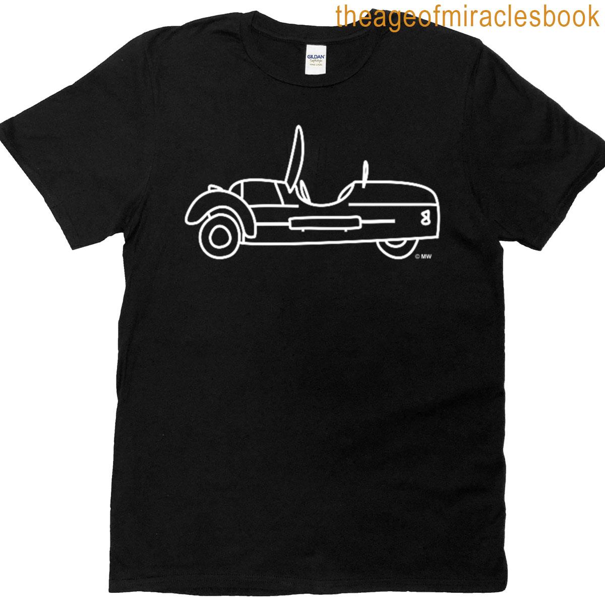 Original Cartoon Morgan 3-wheeler Antique British Car Premium T-shirt
