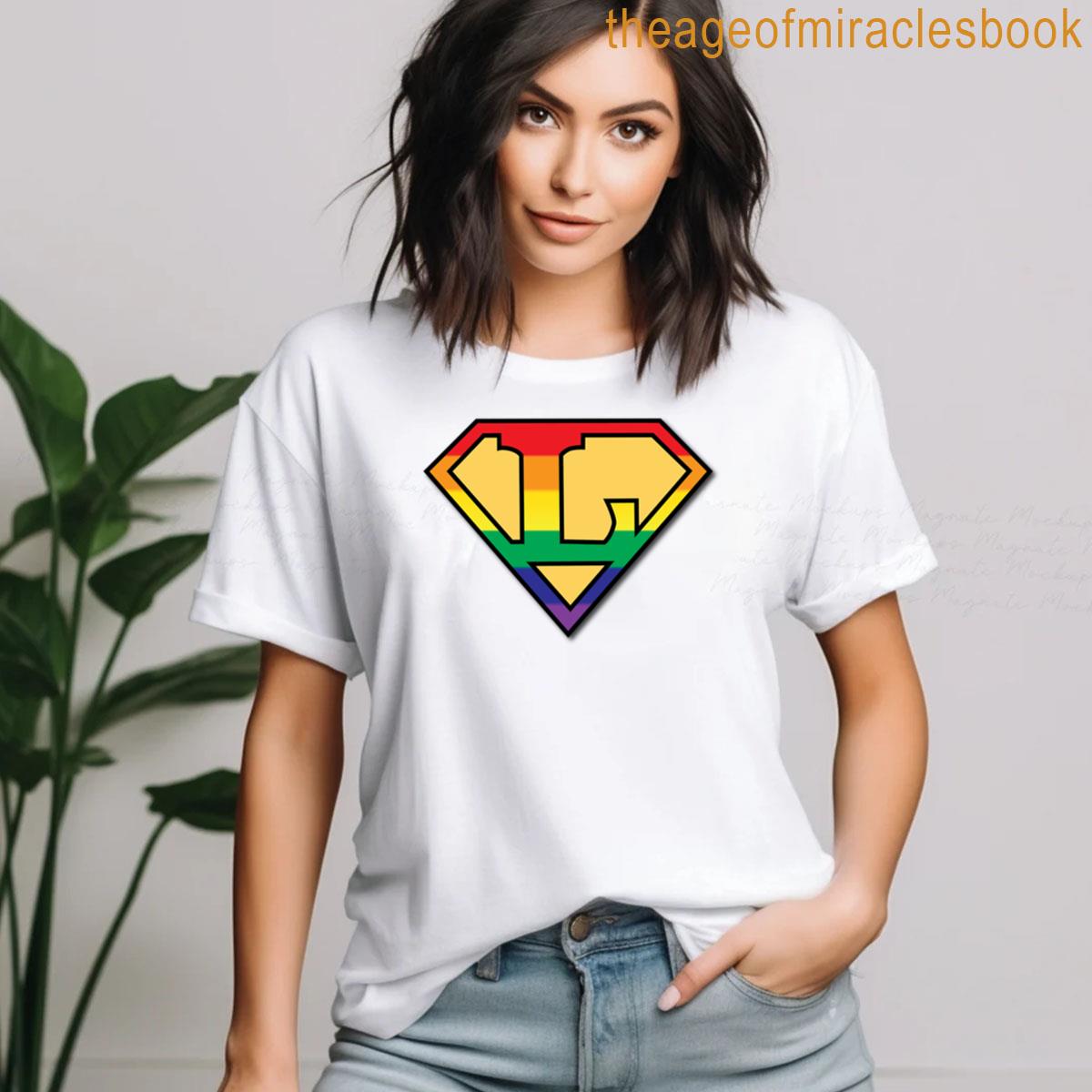 Super Lesbian Shield T-shirt
