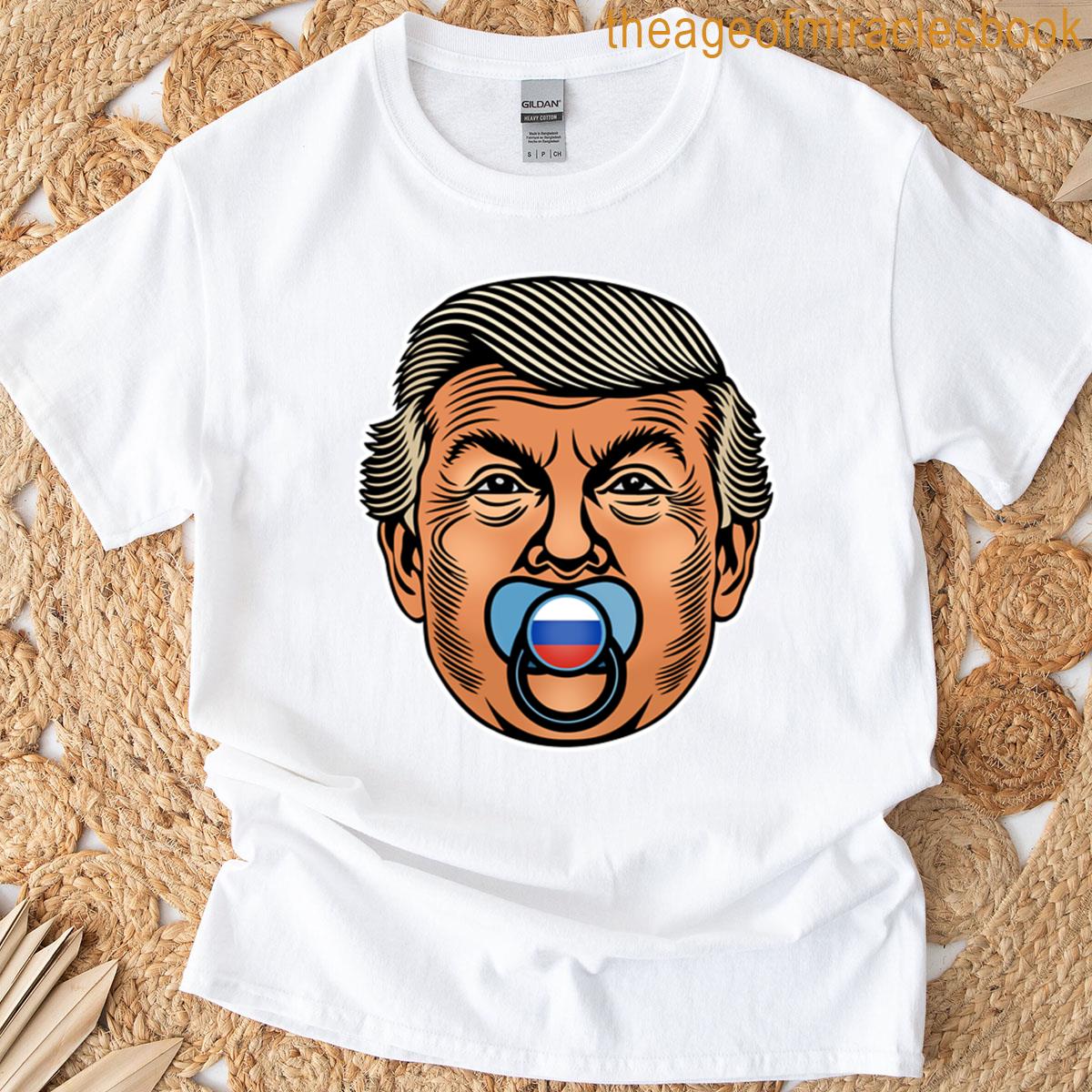 Usas President Trump With A Russian Pacifier T-shirt