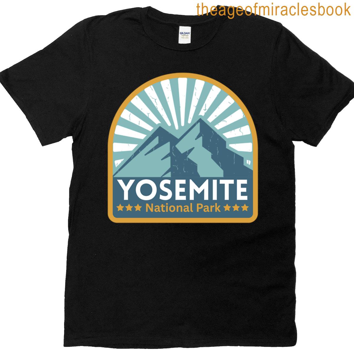 Yosemite National State Park Sticker T-shirt