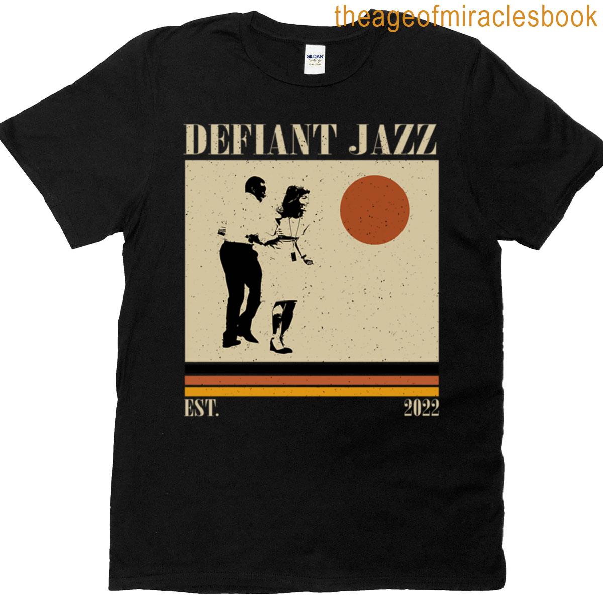 Defiant Jazz Severance Tv Series Retro T-shirt