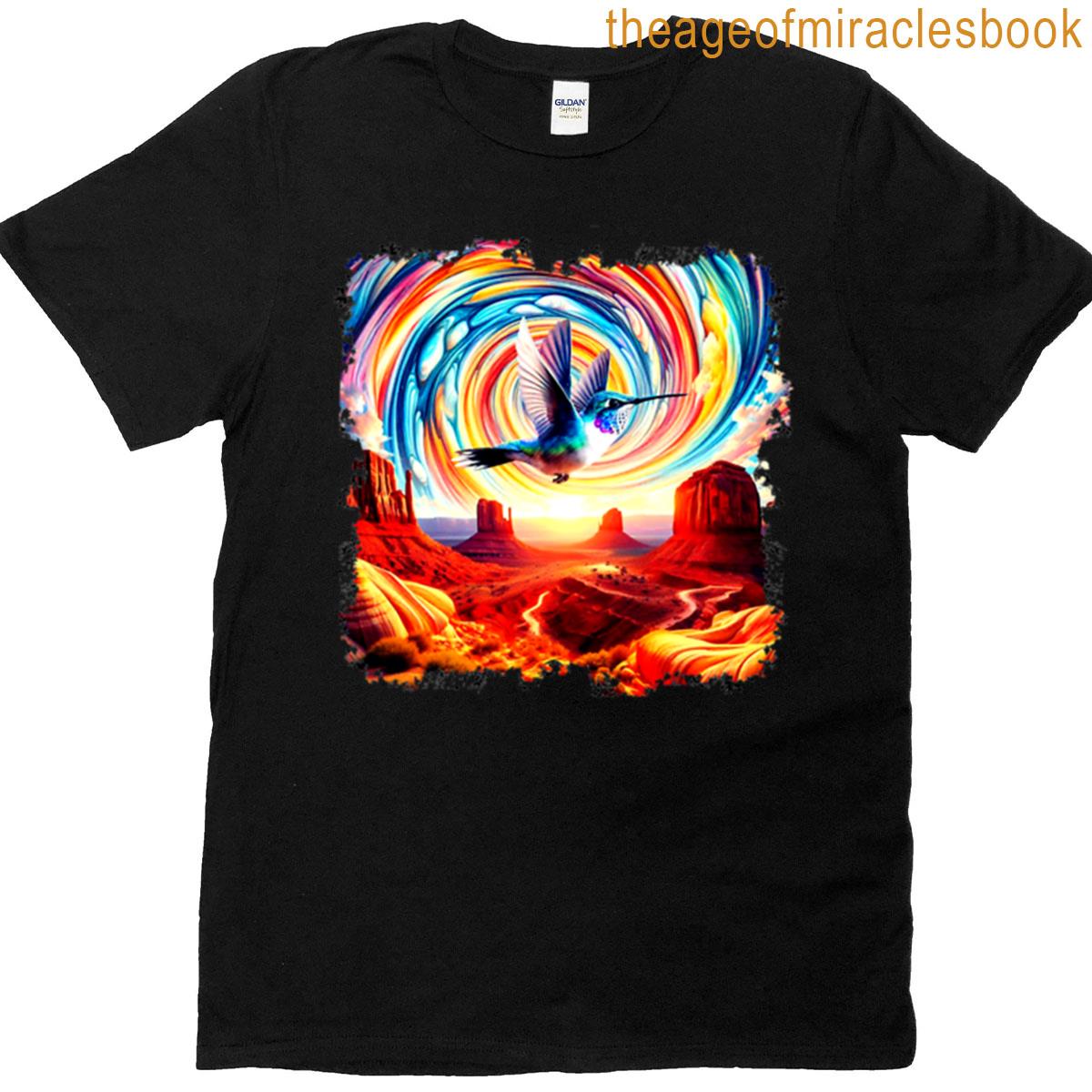 Mystical Hummingbird In The Southwest T-shirt