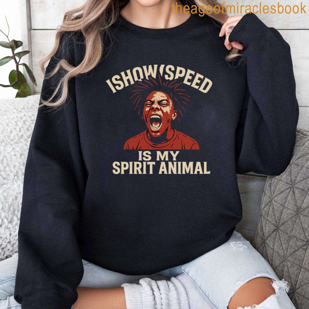 Ishowspeed Meme Fan Art - Rage Energy Spirit Animal T-shirt