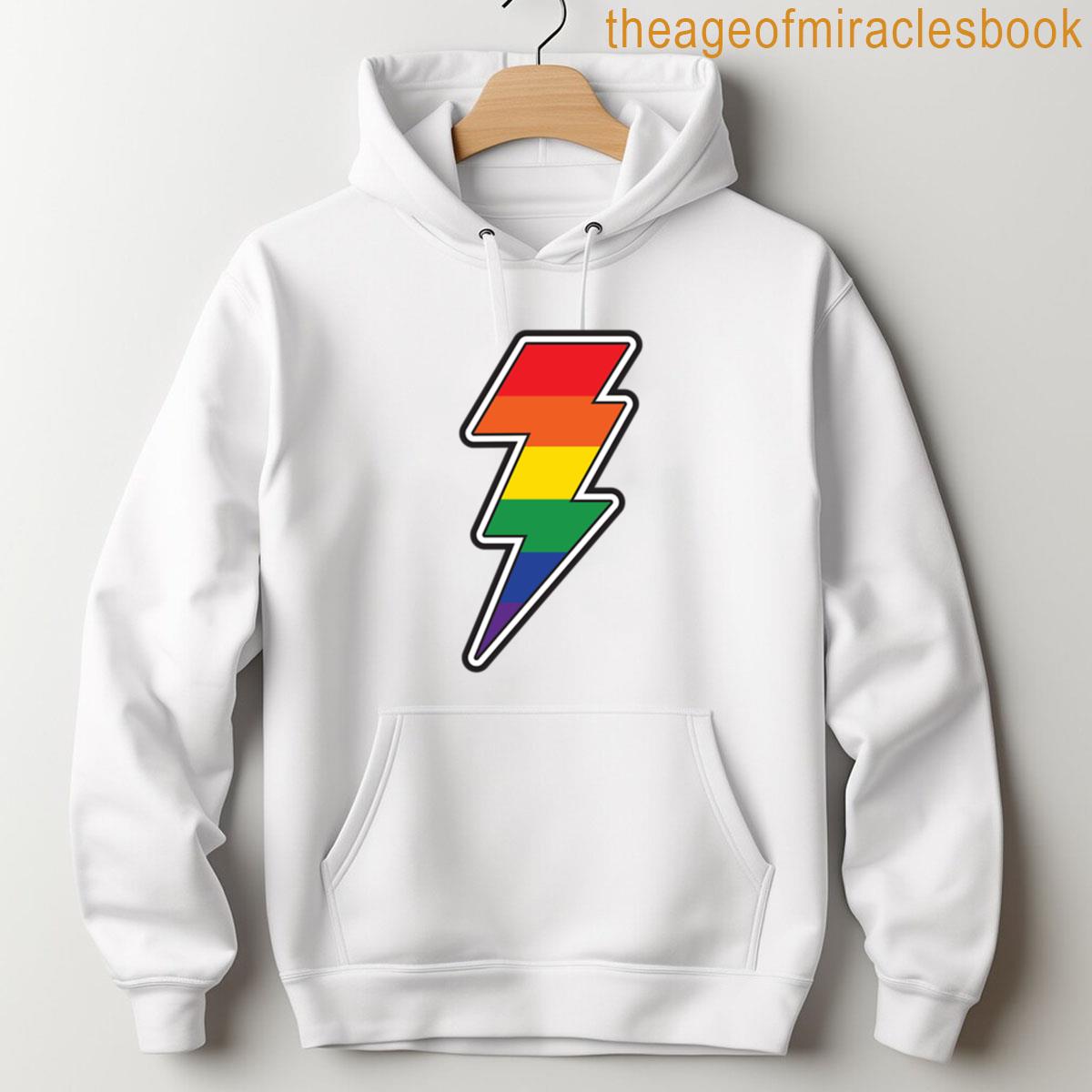 Rainbow Lightning Bolt T-shirt