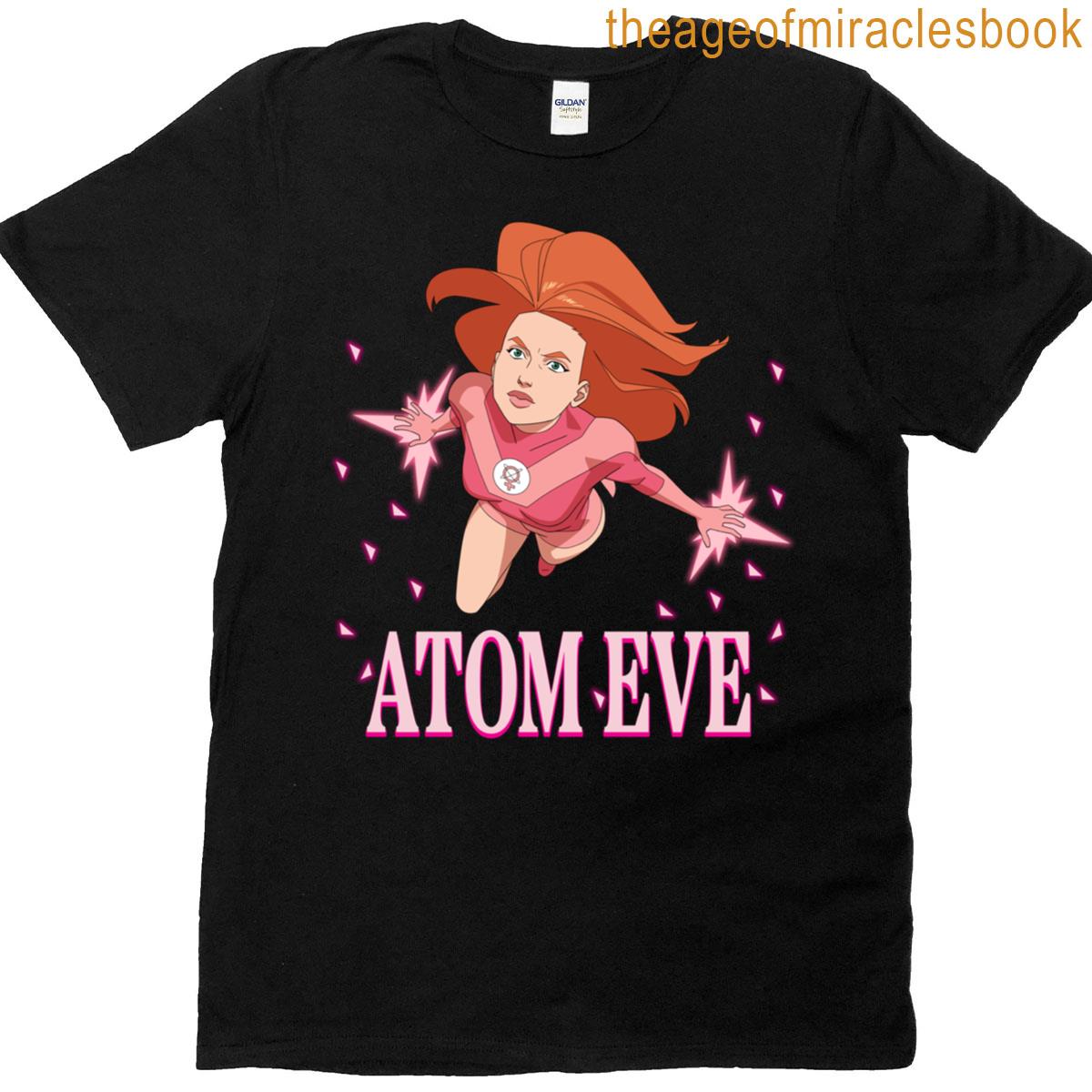 Atom Eve Flying Heroic Logo T-shirt