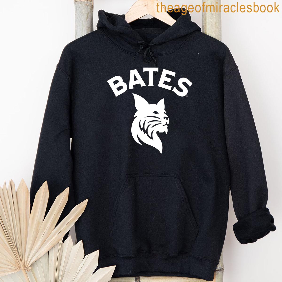 Bates College Bobcats One Color Arch Logo T-shirt