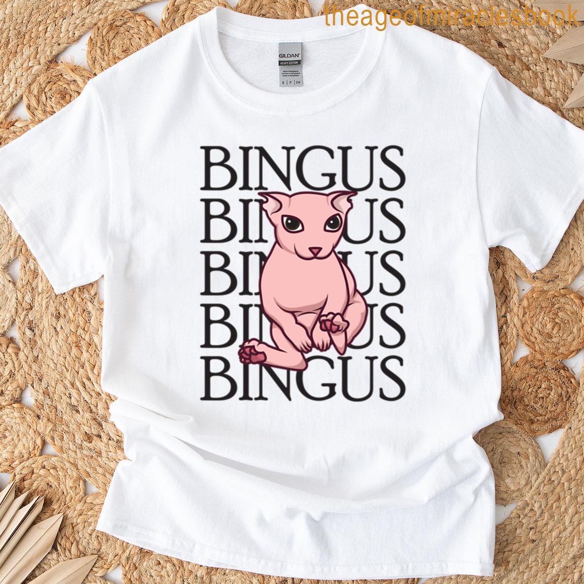 Bingus Text Array White T-shirt