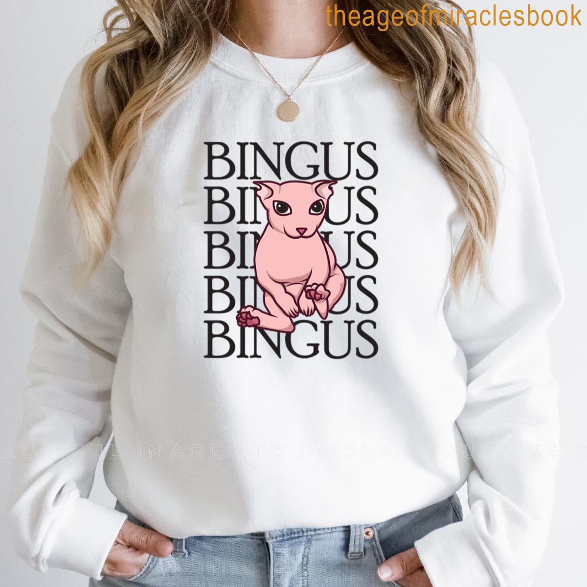 Bingus Text Array White T-shirt