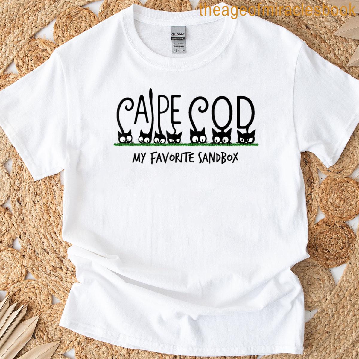 Cape Cod Cats My Favorite Sandbox T-shirt