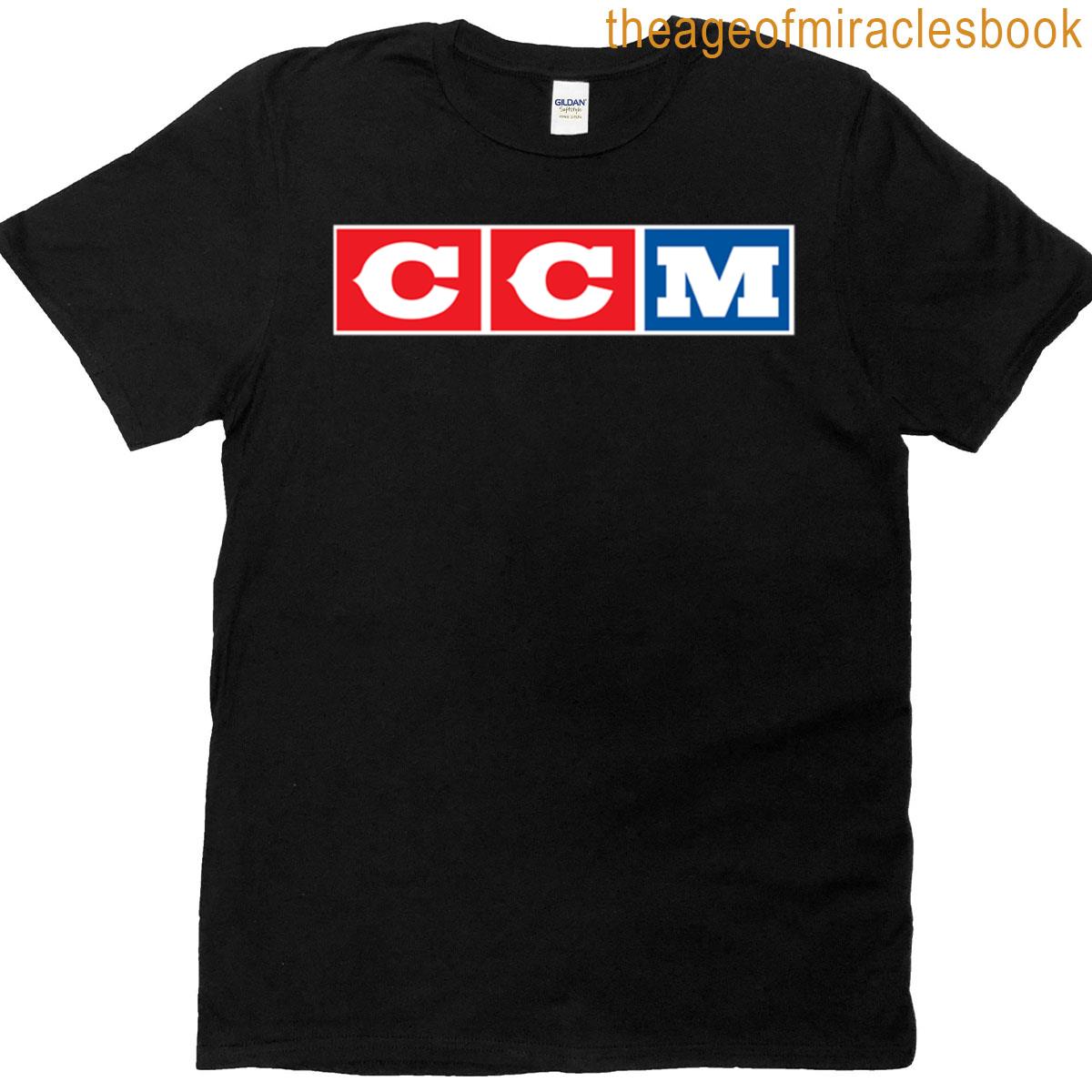 Ccm Retro Ice Hockey Logo 2 T-shirt