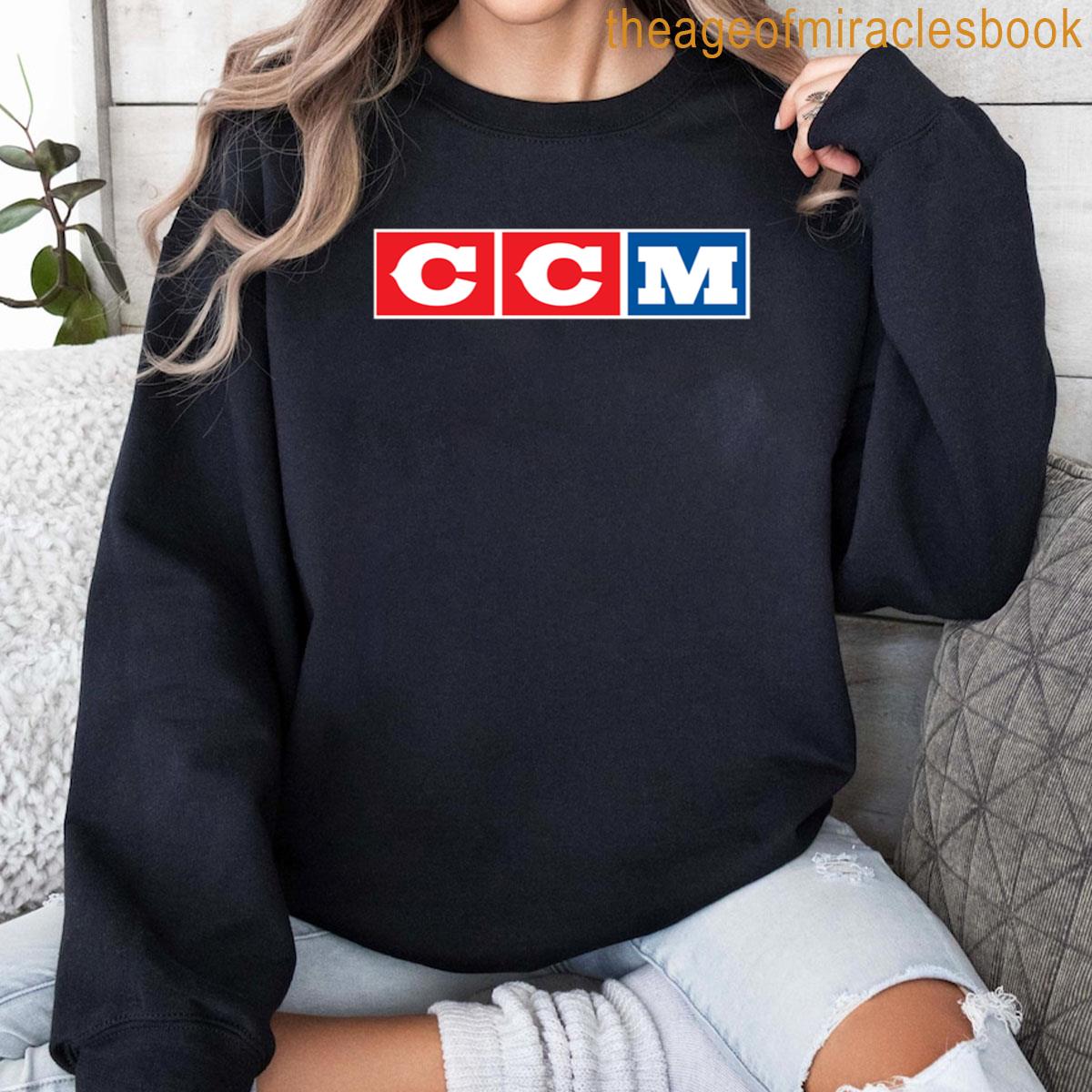 Ccm Retro Ice Hockey Logo 2 T-shirt