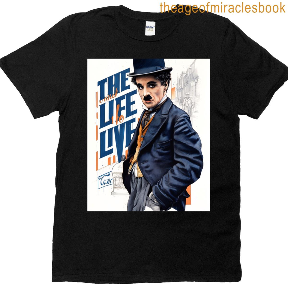 Charlie Chaplin The Little Tramp Poster Graphic T-shirt
