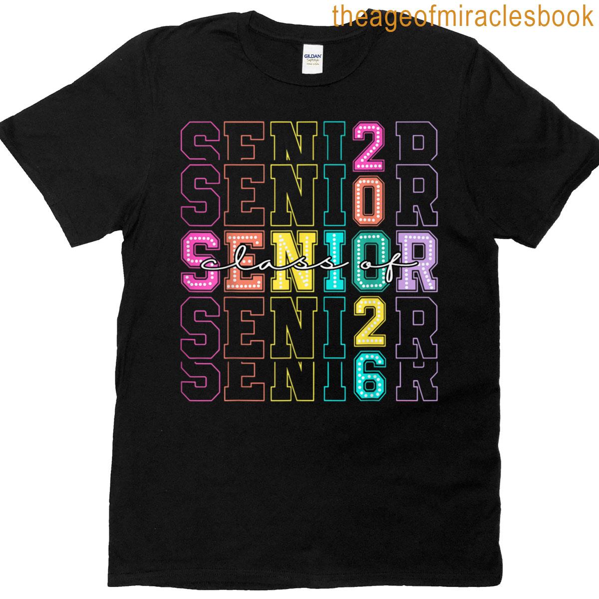 Class Of 2026 Senior 2026 Back To School 2026 Graduation T-shirt