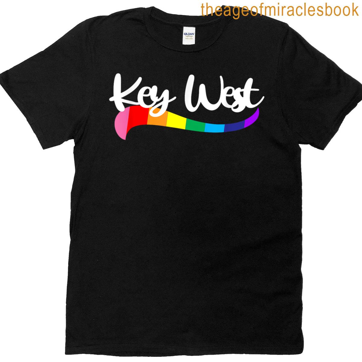 Florida Keys Lgbtq Rainbow Logo Gay Pride Parade March T-shirt