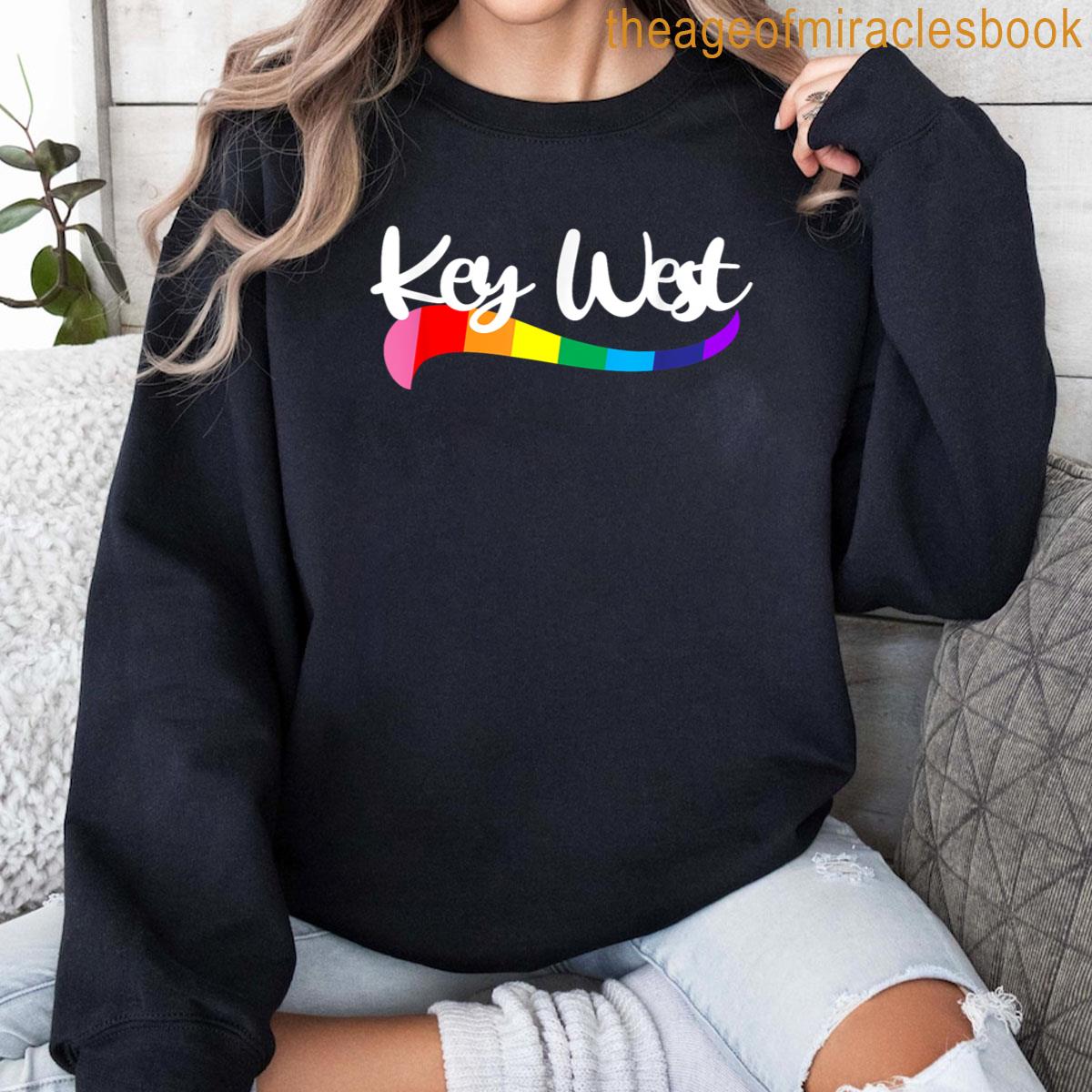Florida Keys Lgbtq Rainbow Logo Gay Pride Parade March T-shirt