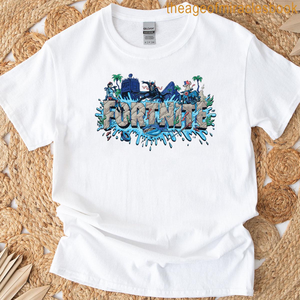 Fortnite Shark Stylized Logo T-shirt