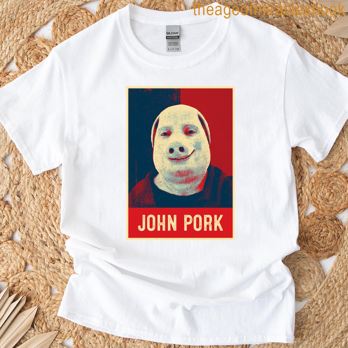 John Pork Vintage Retro T-shirt