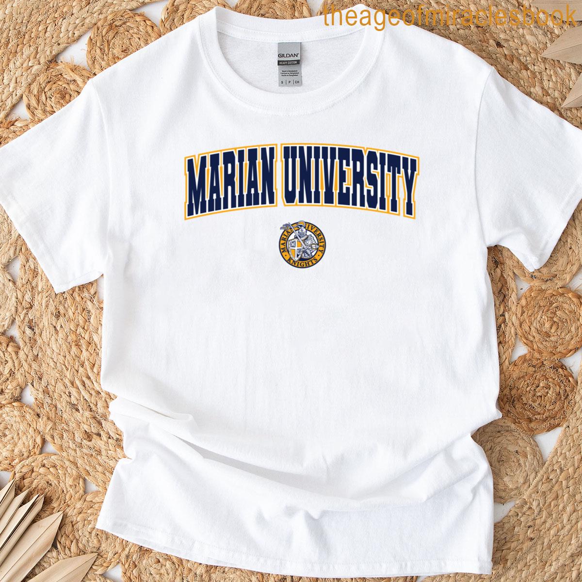 Marian University Knights Arch Logo T-shirt