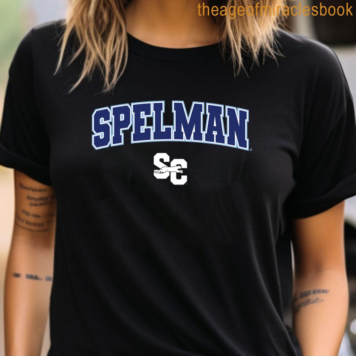 Spelman College Jaguars Arch Logo T-shirt