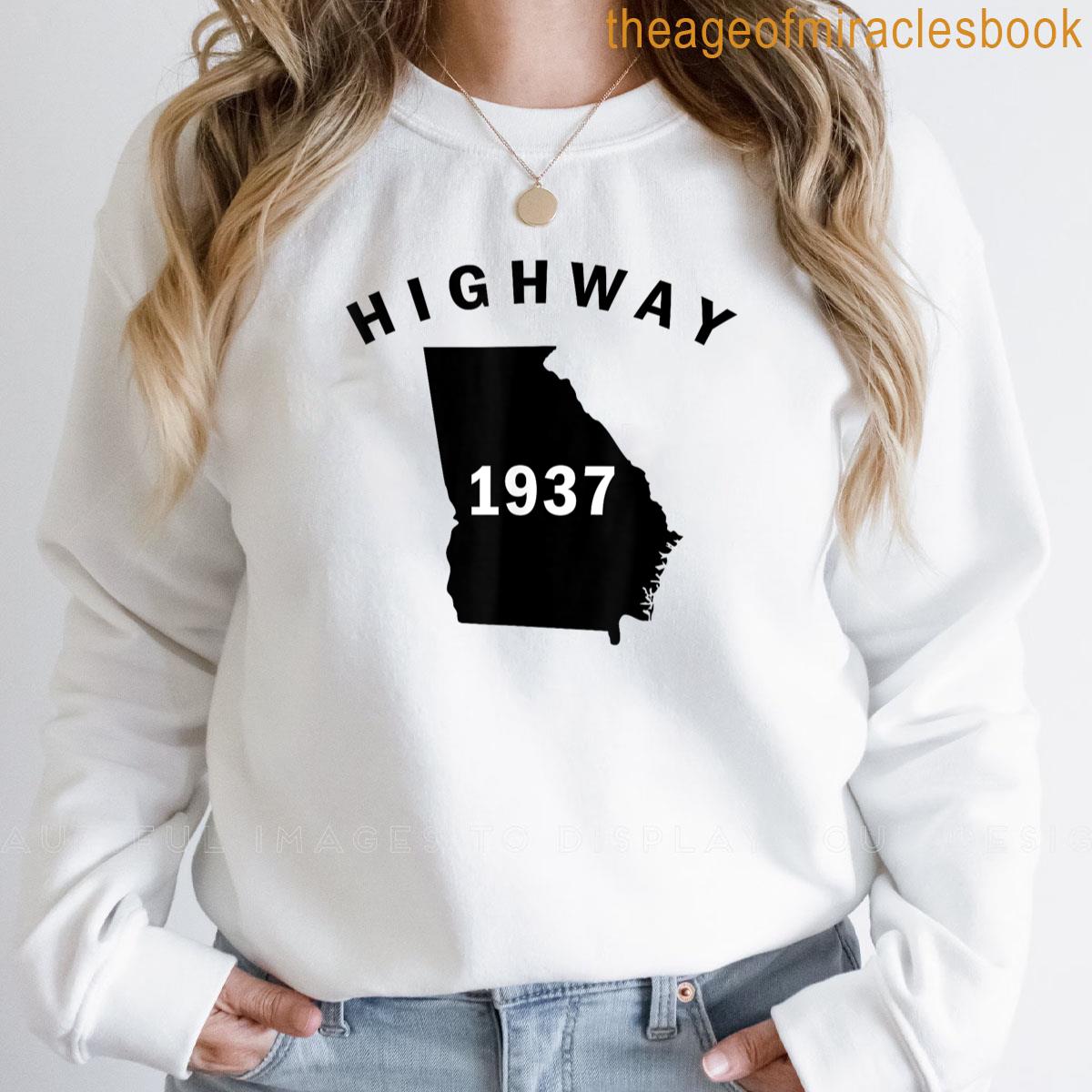 Vintage Highway 1937 Design T-shirt
