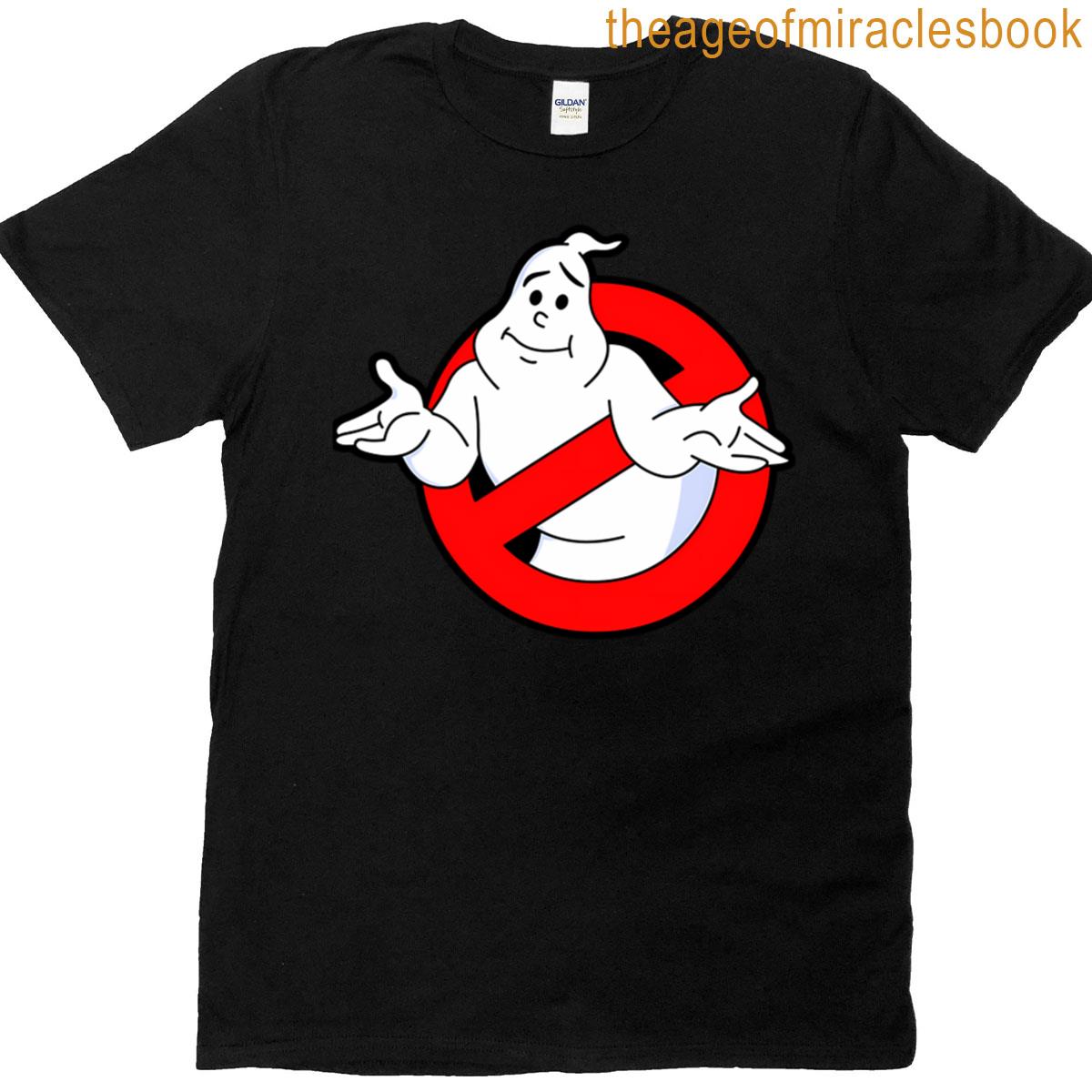 And Now Back To The Real Ghostbusters Logo Shrug T-shirt
