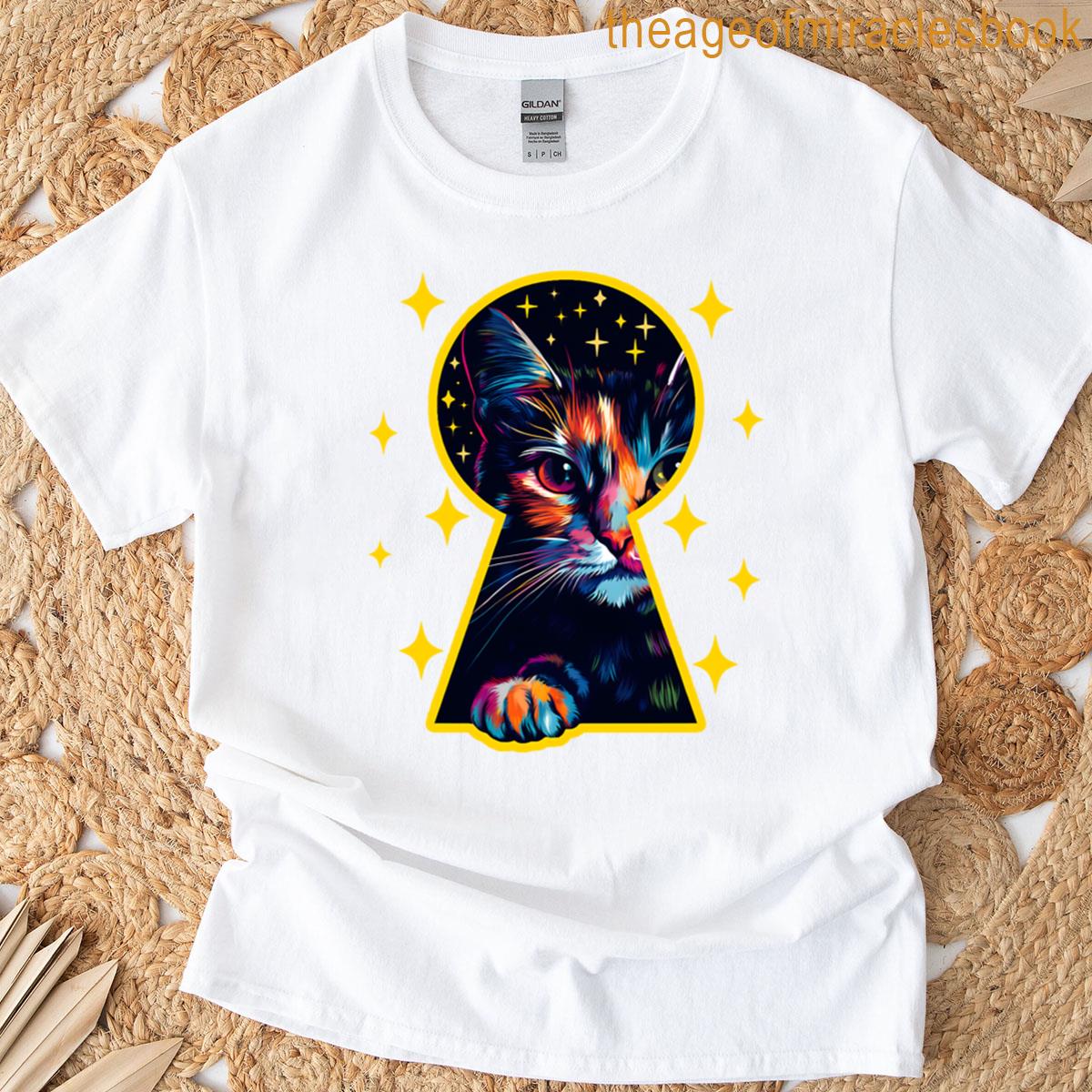 Cat In A Keyhole T-shirt