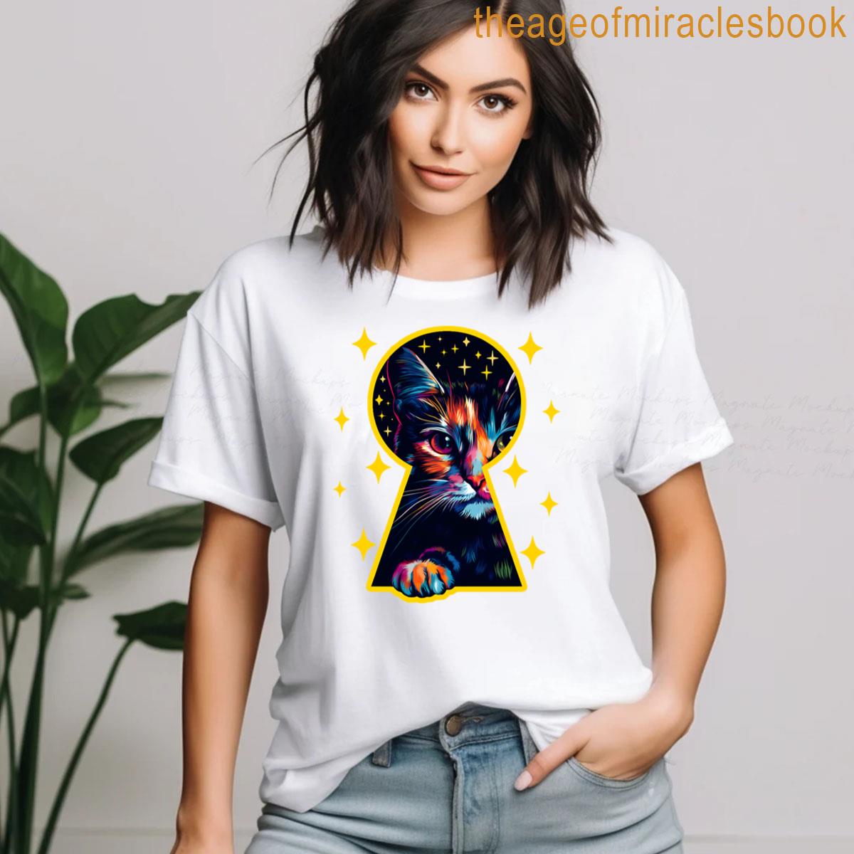Cat In A Keyhole T-shirt