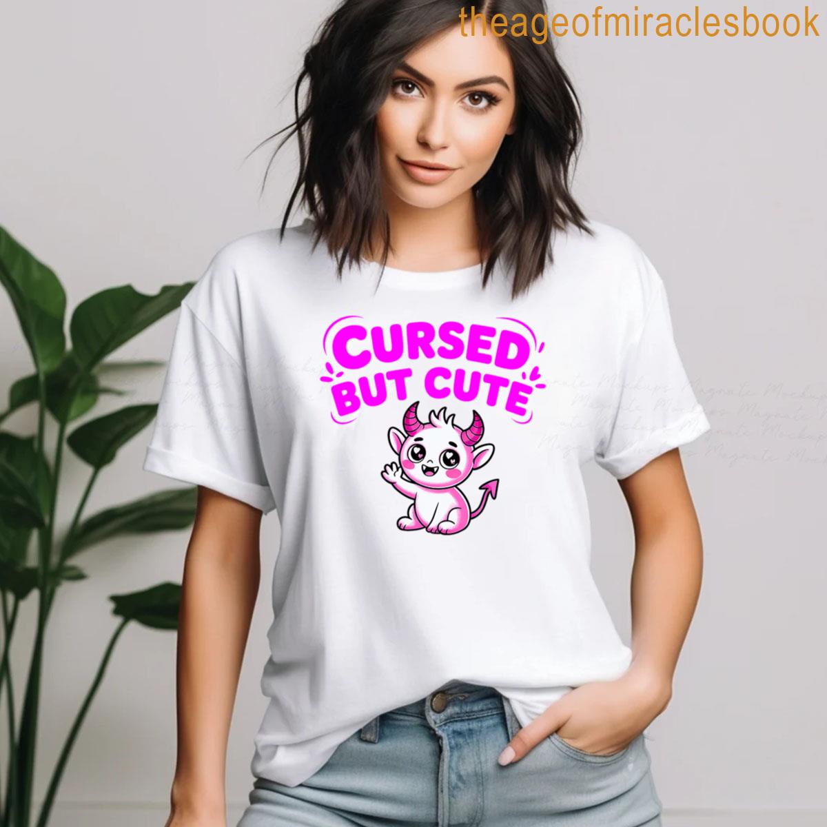Cursed But Cute Kawaii Devilcore Aesthetic Chaotic Sweethearts T-shirt