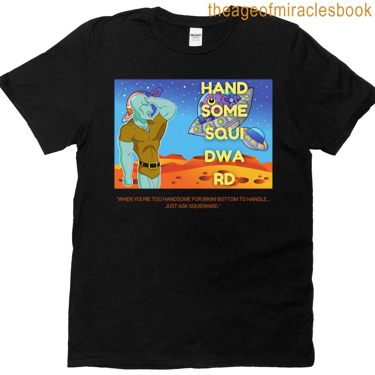 Handsome Squidward Meme Oversized T-shirt