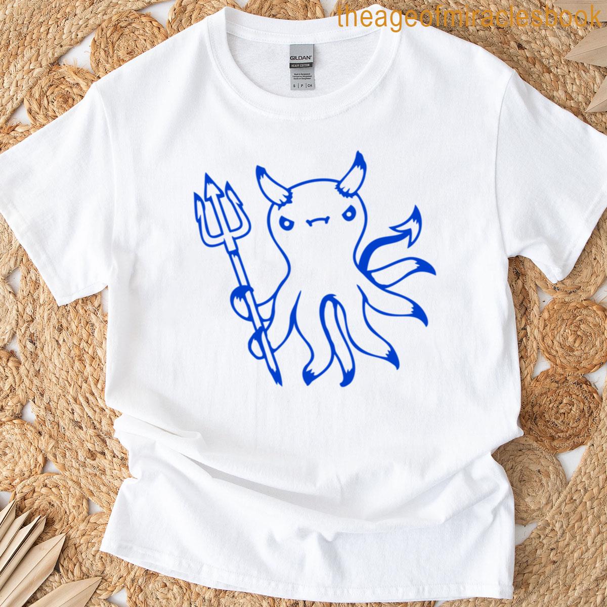 Octopus Devil Hell Satan Evil Purgatory Naughty T-shirt