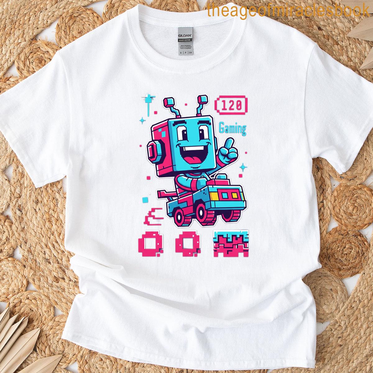 Pixel Bot Gamer T-shirt