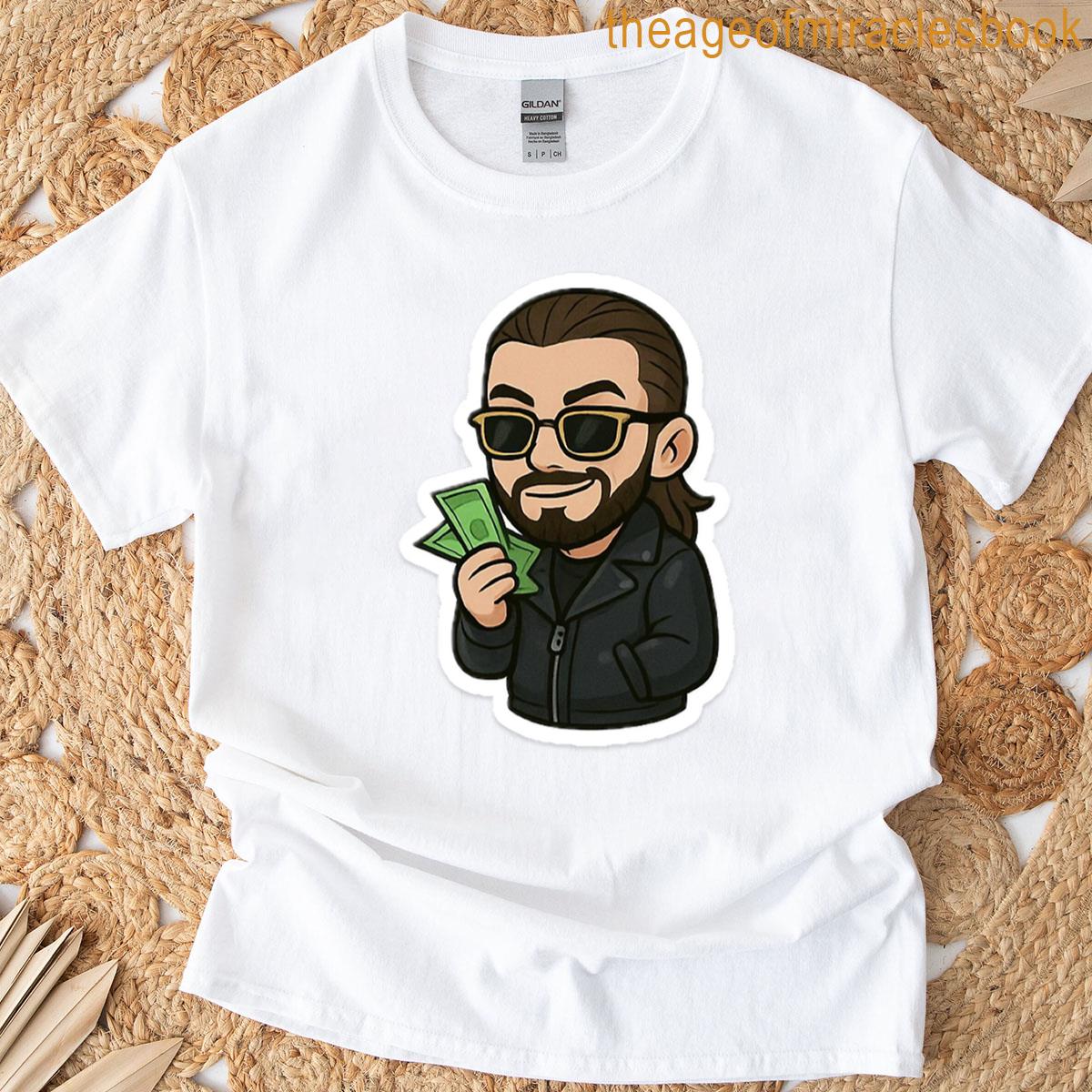 Sch Rapper Money Chibi Cartoon Sticker T-shirt