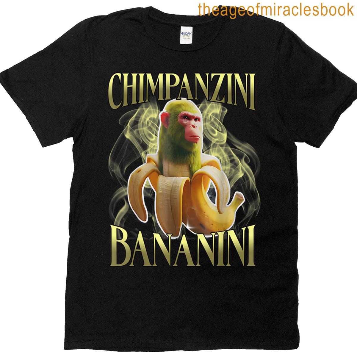 Chimpanzini Bananini - Italian Brainrot Meme T-shirt