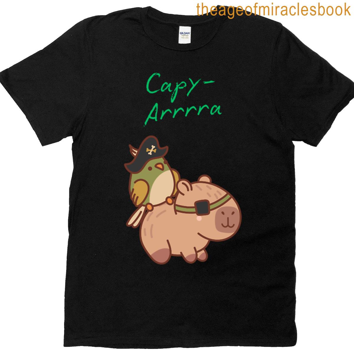 Pirate Capybara Oversized T-shirt