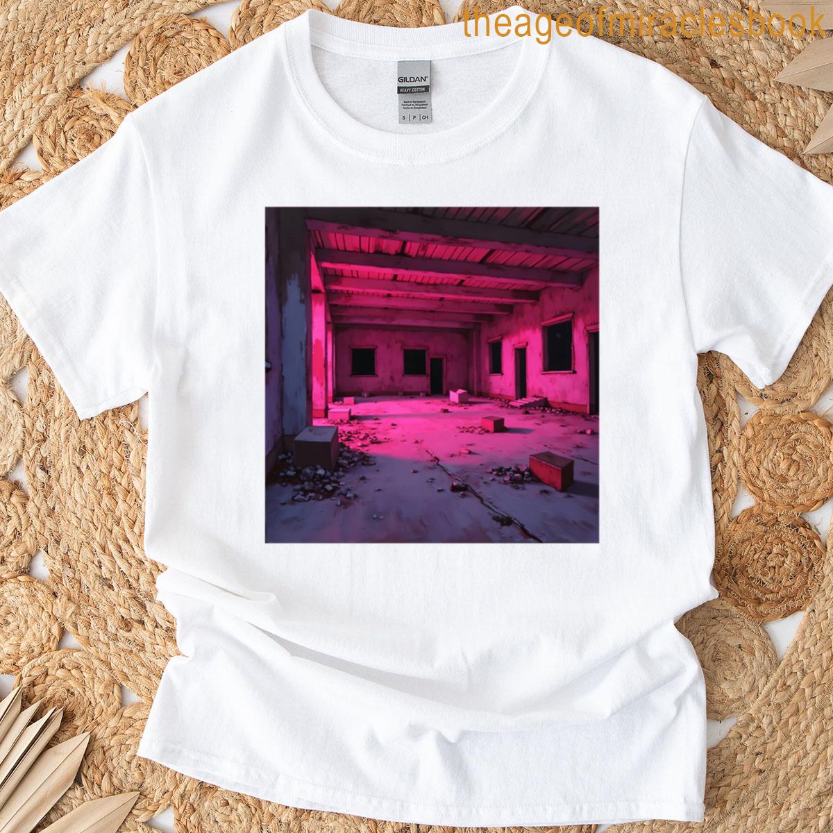 Abandoned Pink Room Liminal Glitchcore Dream T-shirt