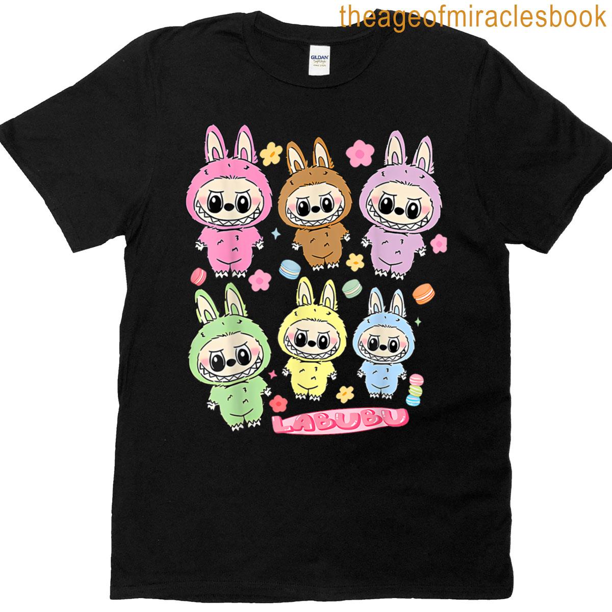 Funny Labubu Lover Cute Labubu The Monsters Women T-shirt