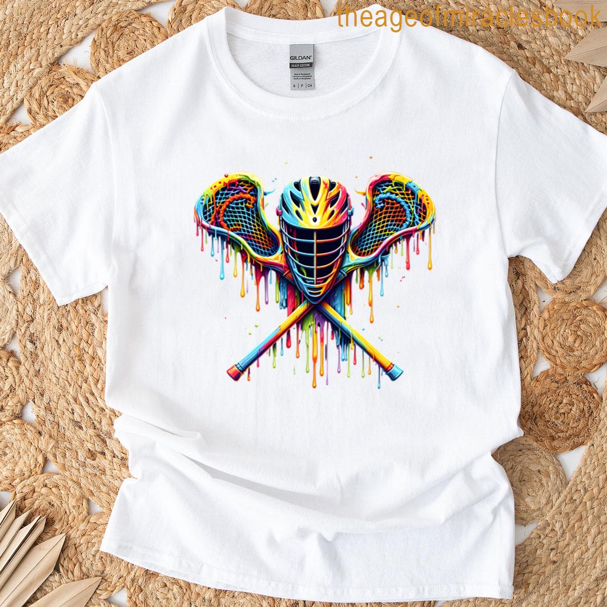 Lacrosse Drip Lax Helmet Sticks Paint Splash Drip Lacrosse Colorful ...