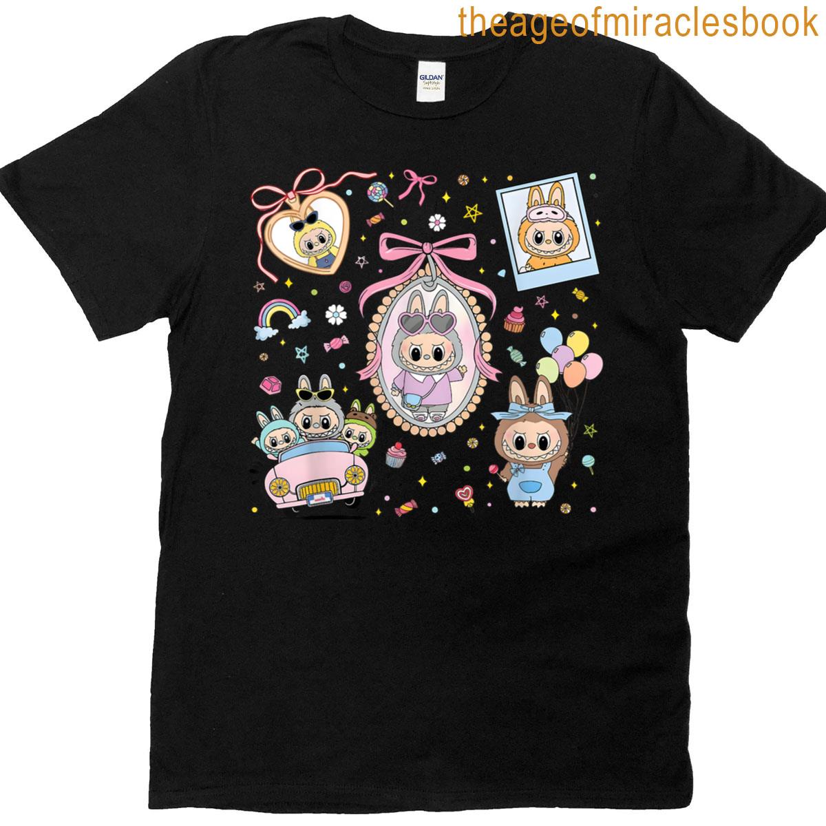 Cute Labubu The Monsters Funny Labubu Lover Men Women Kid T-shirt