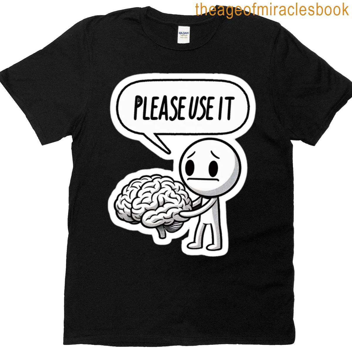 Please Use It Sticker T-shirt