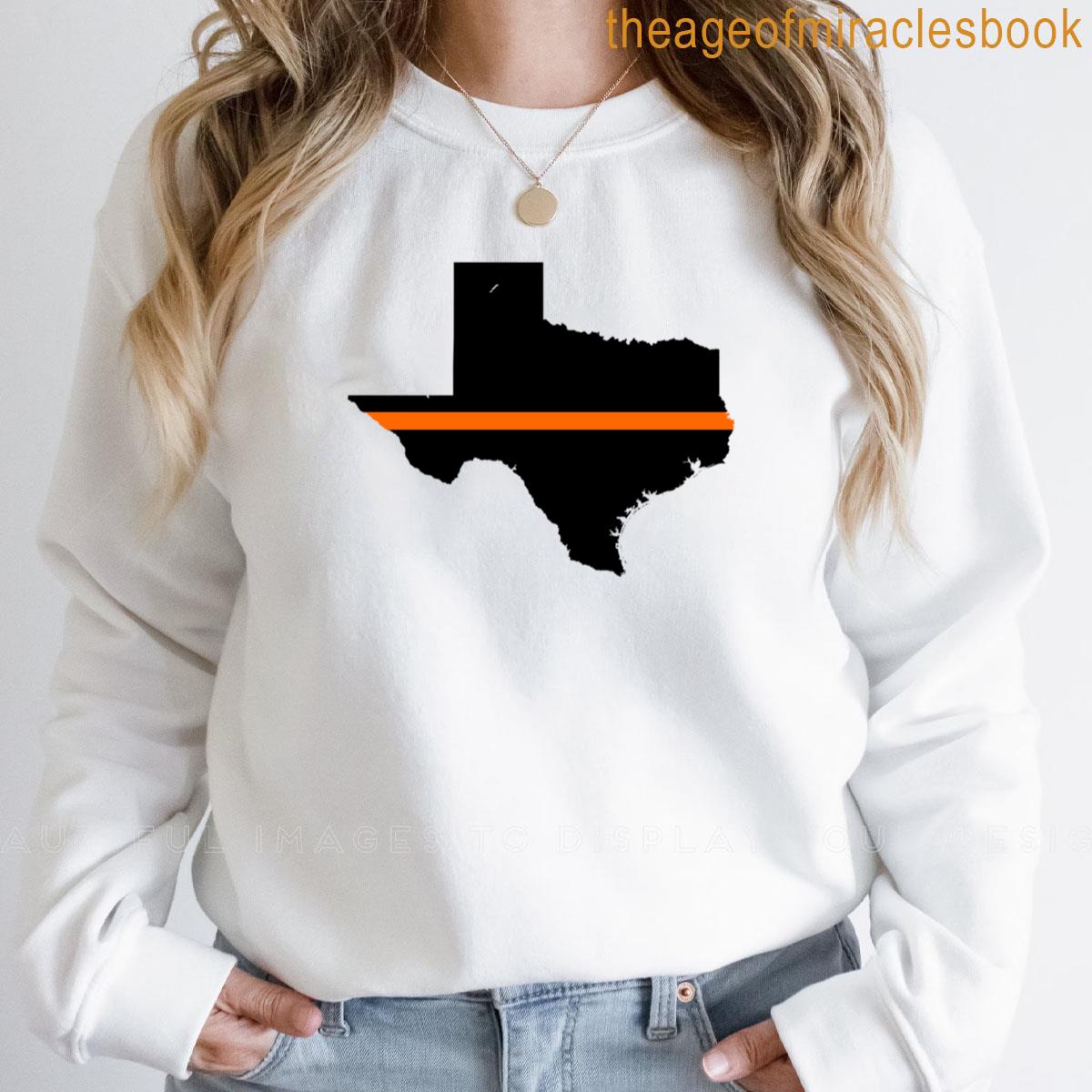 Texas Thin Orange Line T-shirt