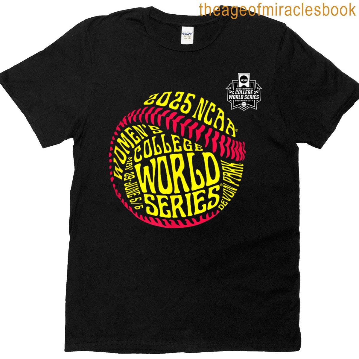 Womens College World Series 2025 Ncaa Wcws Laces T-shirt