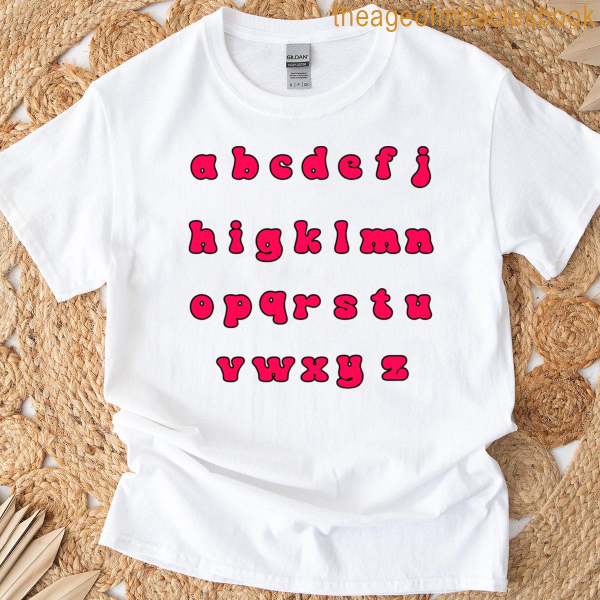 Alphabet Letters T-shirt