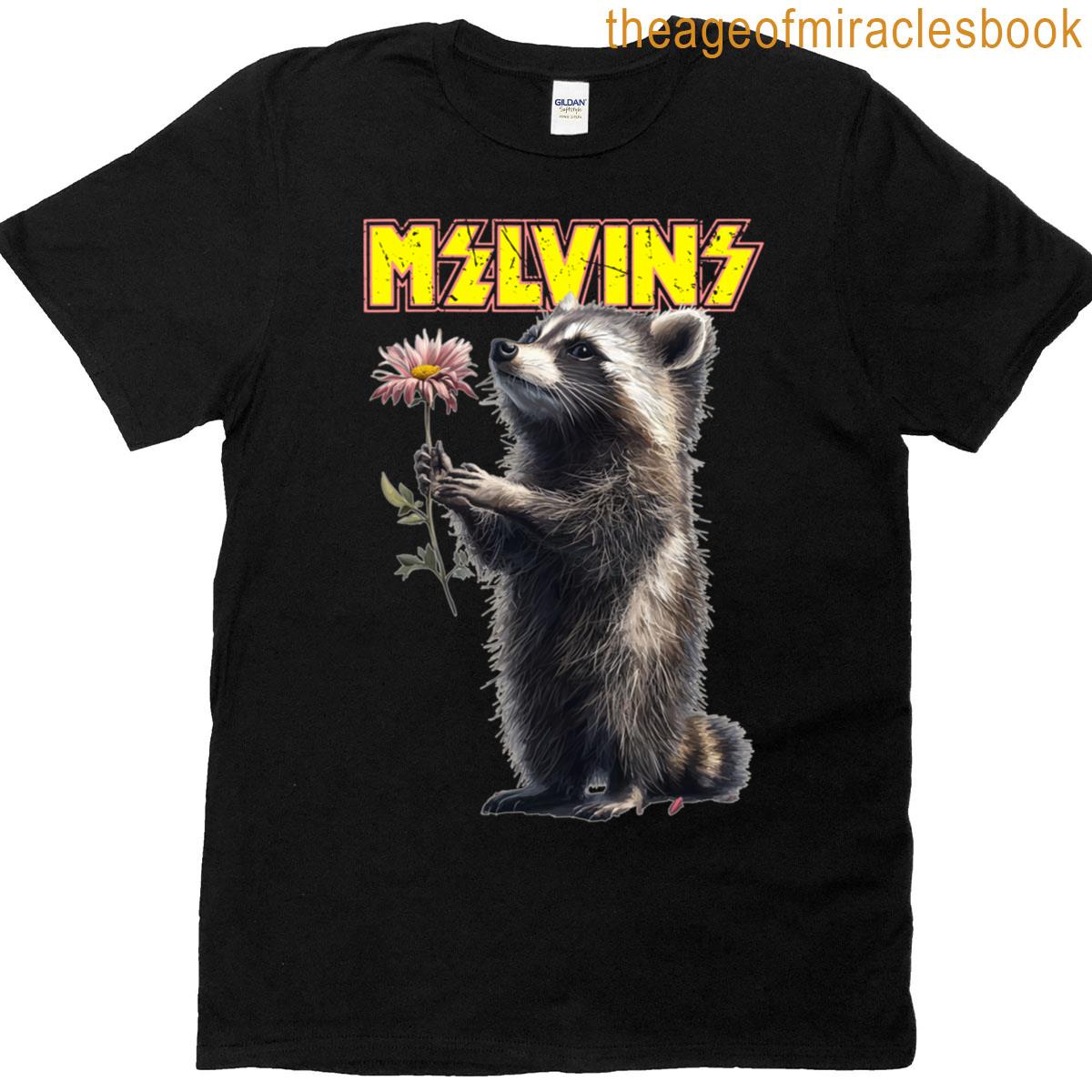 Duk Fat - Melvin The Heavy Metal Raccoon T-shirt