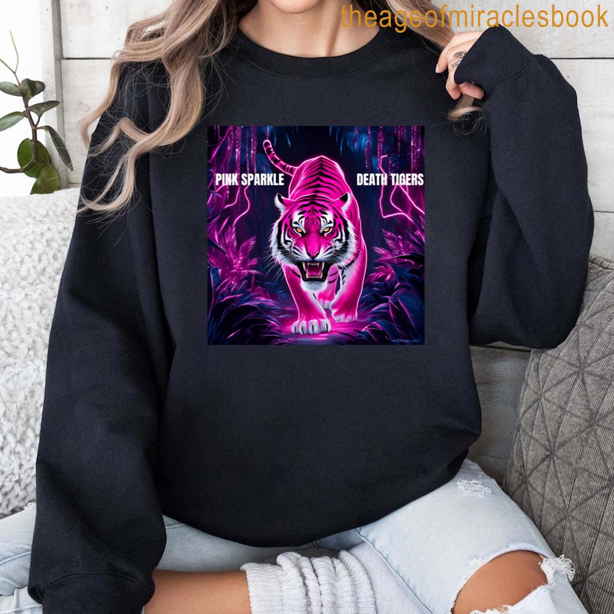 Pink Sparkle Death Tiger 2025 T-shirt